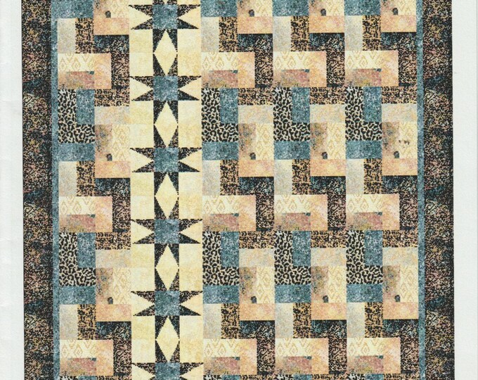 Marlous Designs Safari Adventure Star Rail Blocks Quilt Pattern for ...