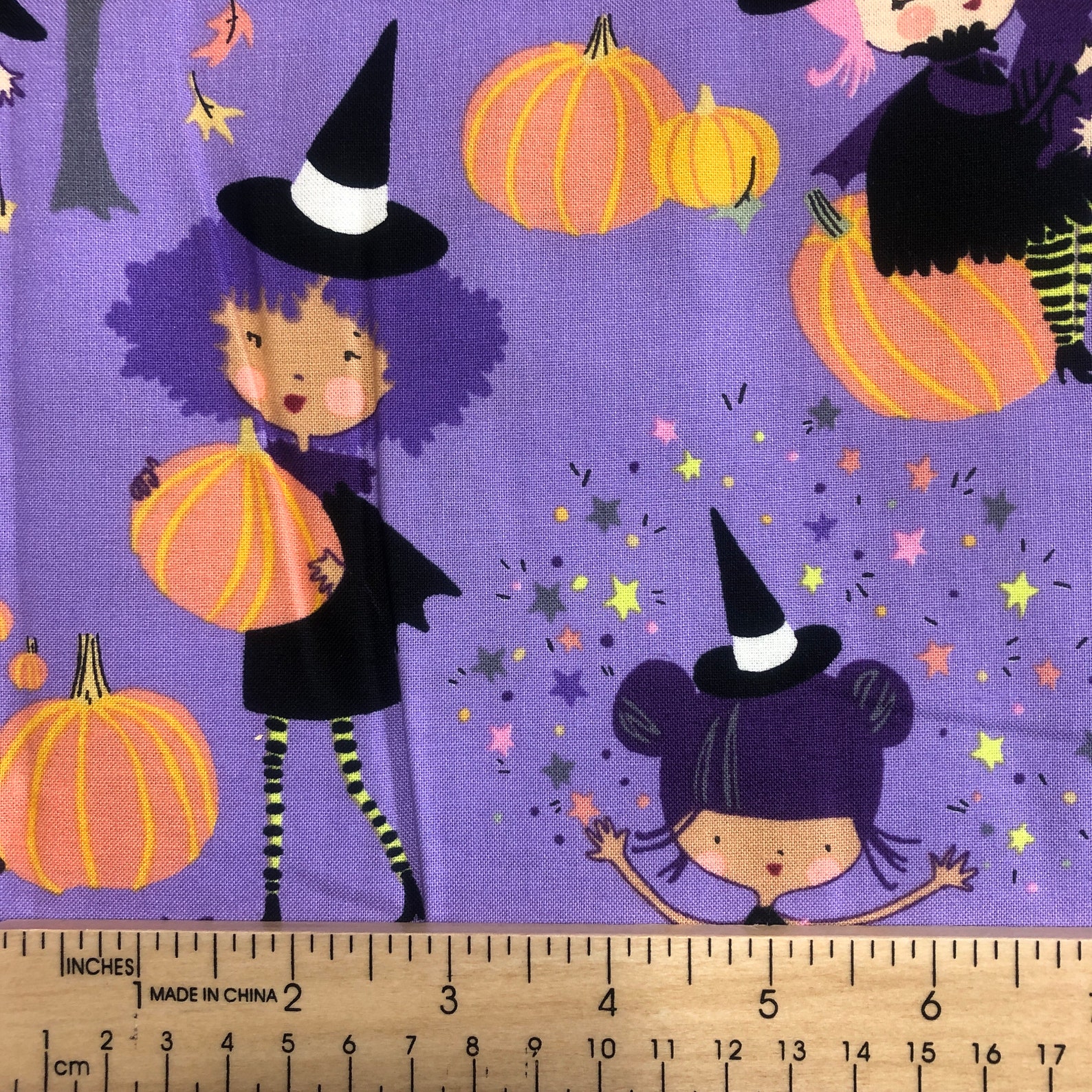 Alexander Henry Haunted House Kiki's Coven Halloween Cotton Fabric ...