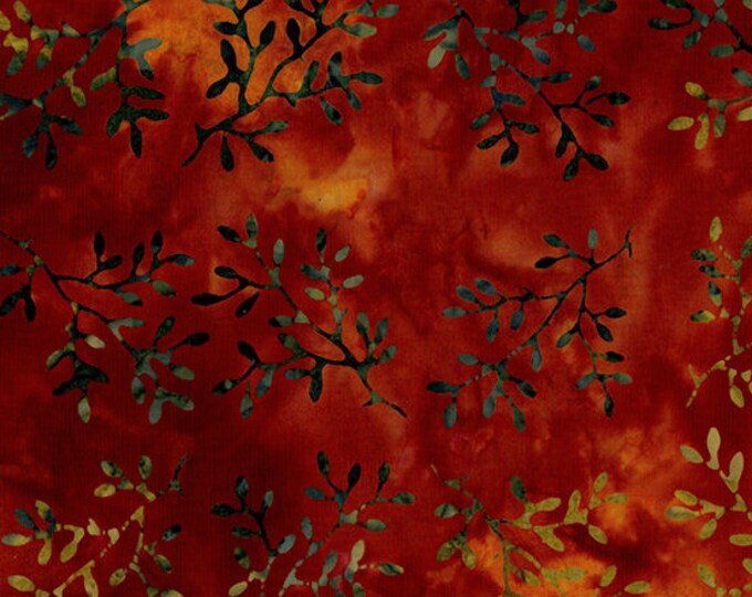 Edyta Sitar BATIK Splash of Color Fabric Wreath Berries AB8595R Laundry ...