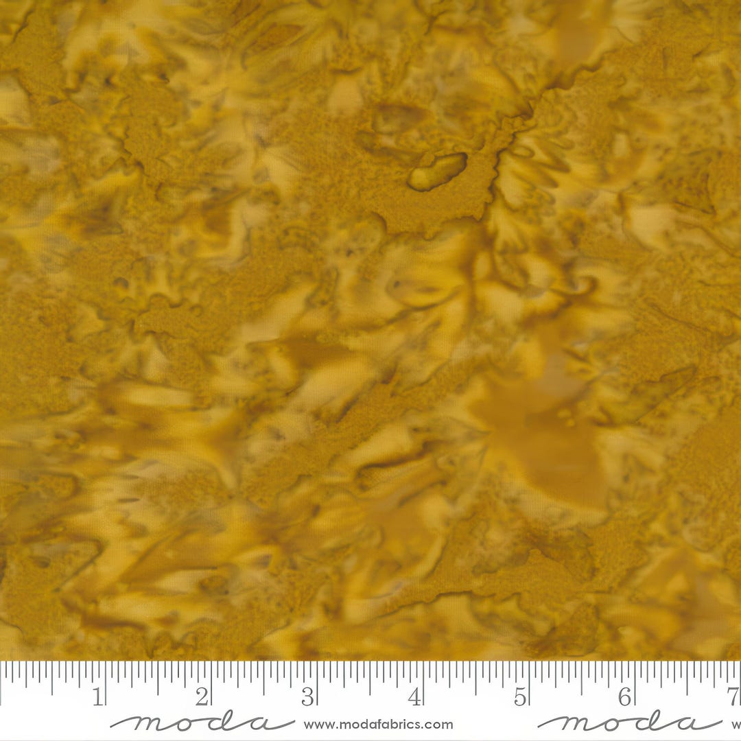 Moda Felicity Gold Batik Cotton Fabric 27311 15 Out of Print by the ...
