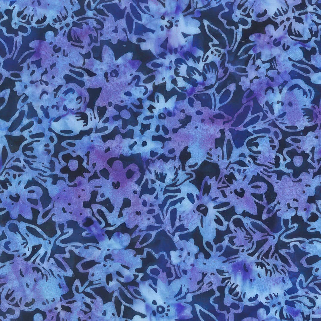 Anthology Batik Baliscapes Collection Winter Lavender 2235Q Cotton ...