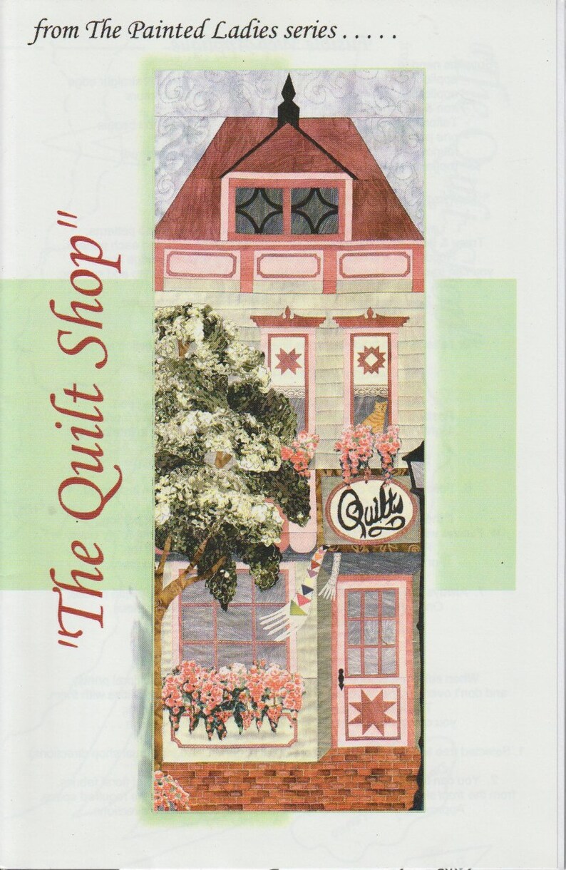 The Painted Ladies Series Quilt Patterns the Flower Shop - Etsy