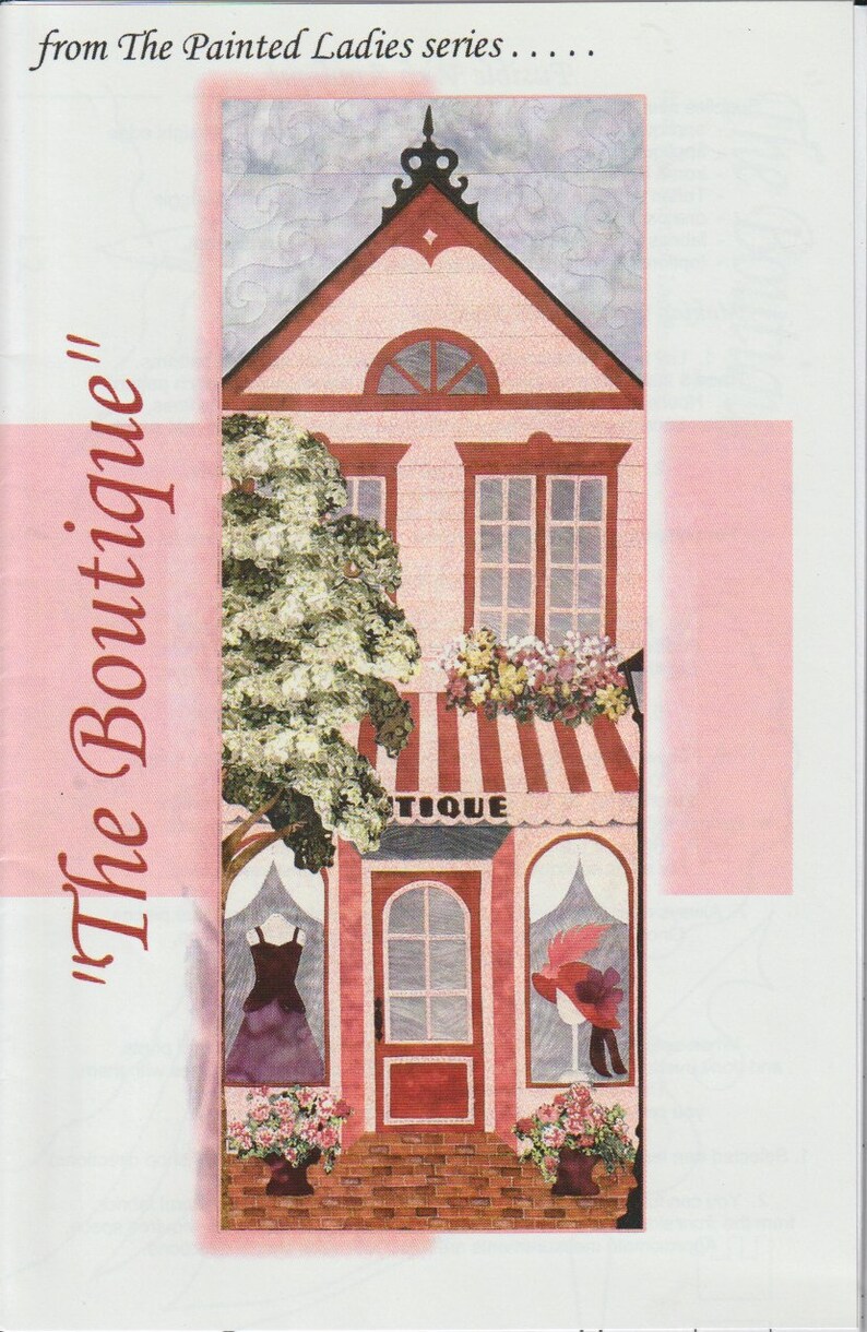 The Painted Ladies Series Quilt Patterns the Flower Shop - Etsy