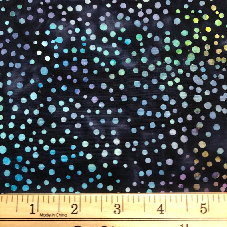 Timeless Treasures Tonga Potion Batik B6192 Abyss Sprinkles Cotton ...