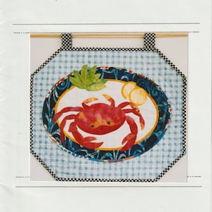 Camille the Crab Octagon Wall Hanging Needleplay Pattern 32 Mary Kay ...