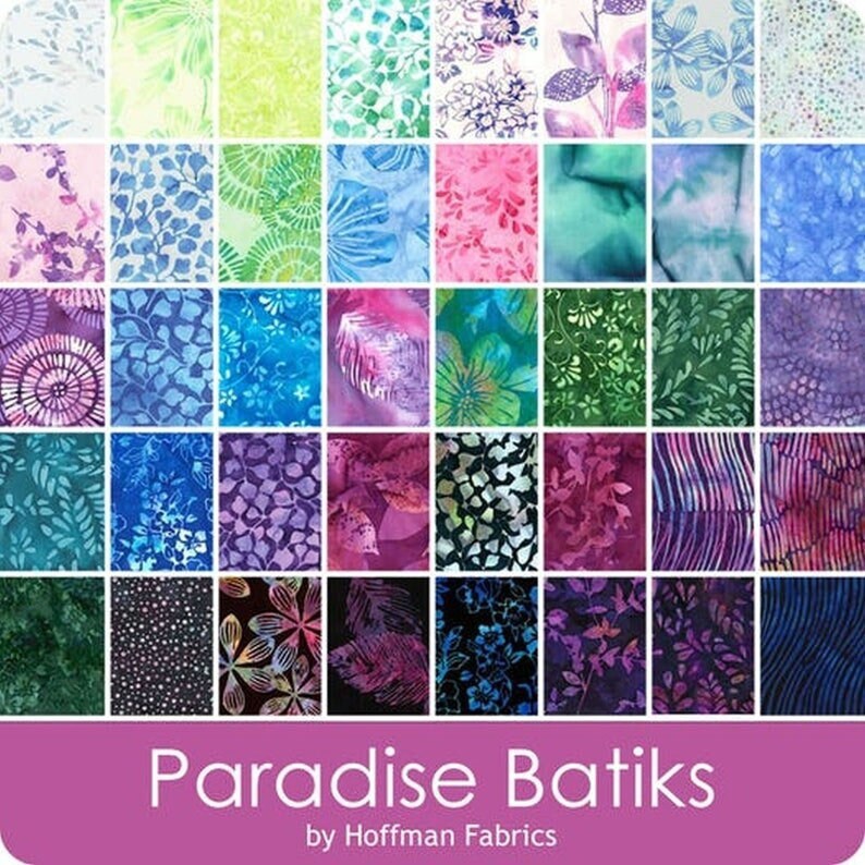 Bali Pop Paradise 2.5 Inch Batik Strip Pack 40 Strips BP-512 Hoffman - Etsy