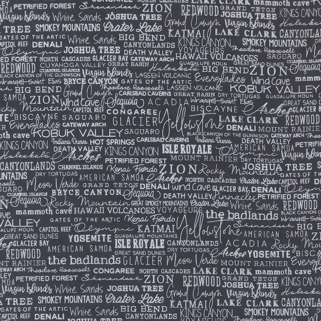 Moda Timber National Parks Cotton Fabric 55552 26 Black Sweetwater BTY ...