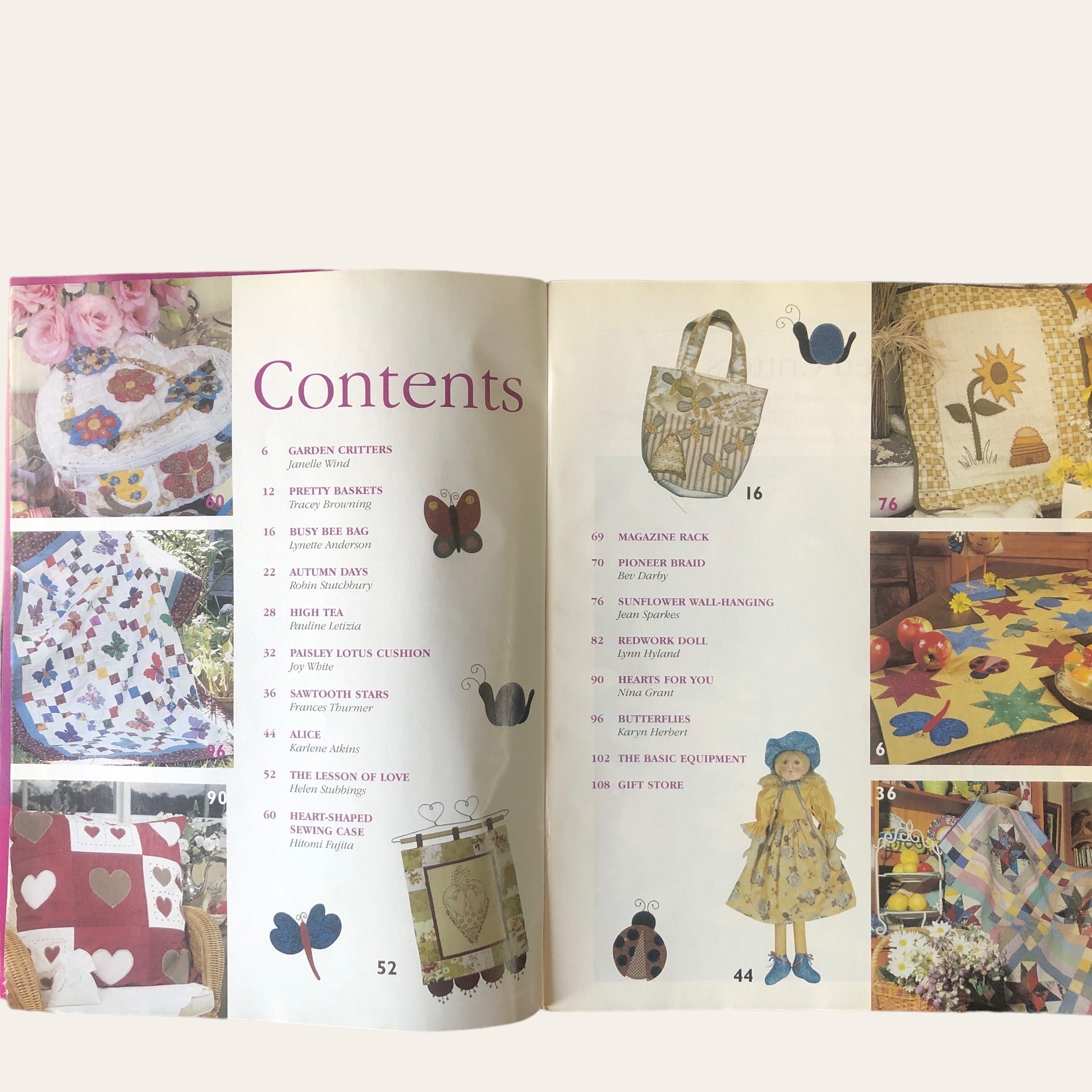 Patchwork & Stitching Magazines Back Issues Cushions Dolls Wall ...