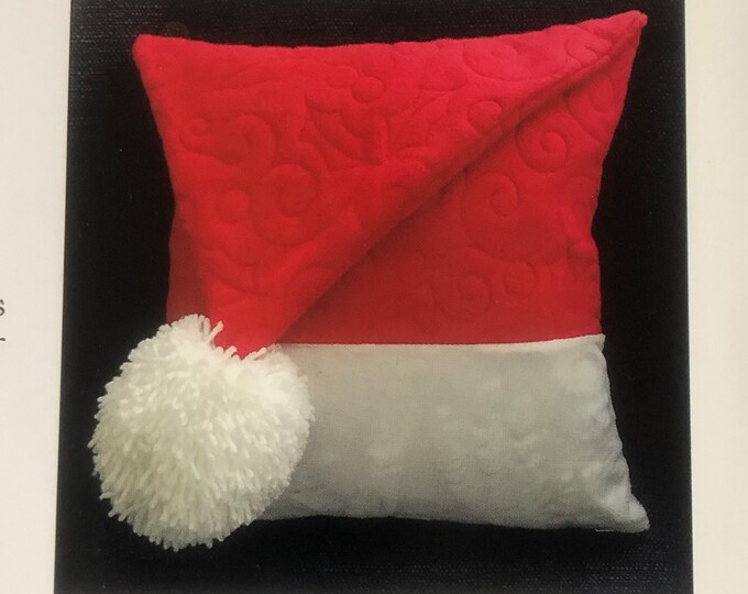 Santa Hat Pillow Kit the Quilt Company Karen Montomery TQC-656 Fabric ...