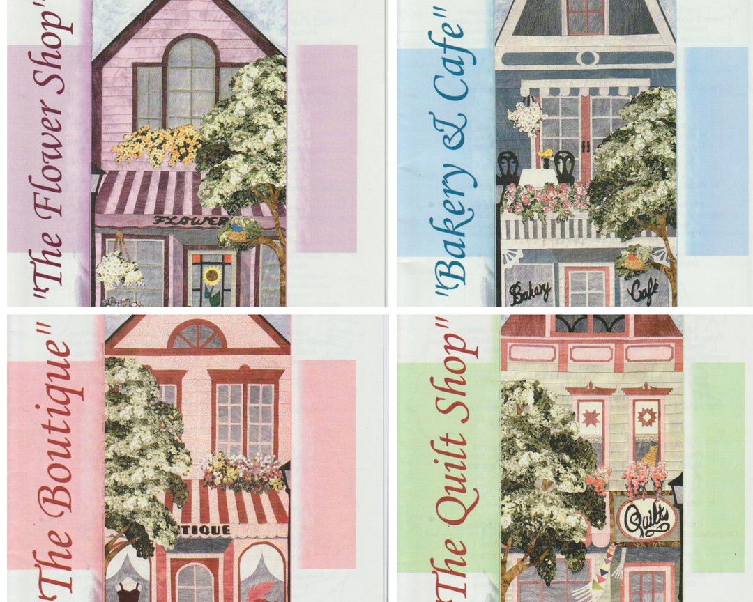 The Painted Ladies Series Quilt Patterns the Flower Shop - Etsy