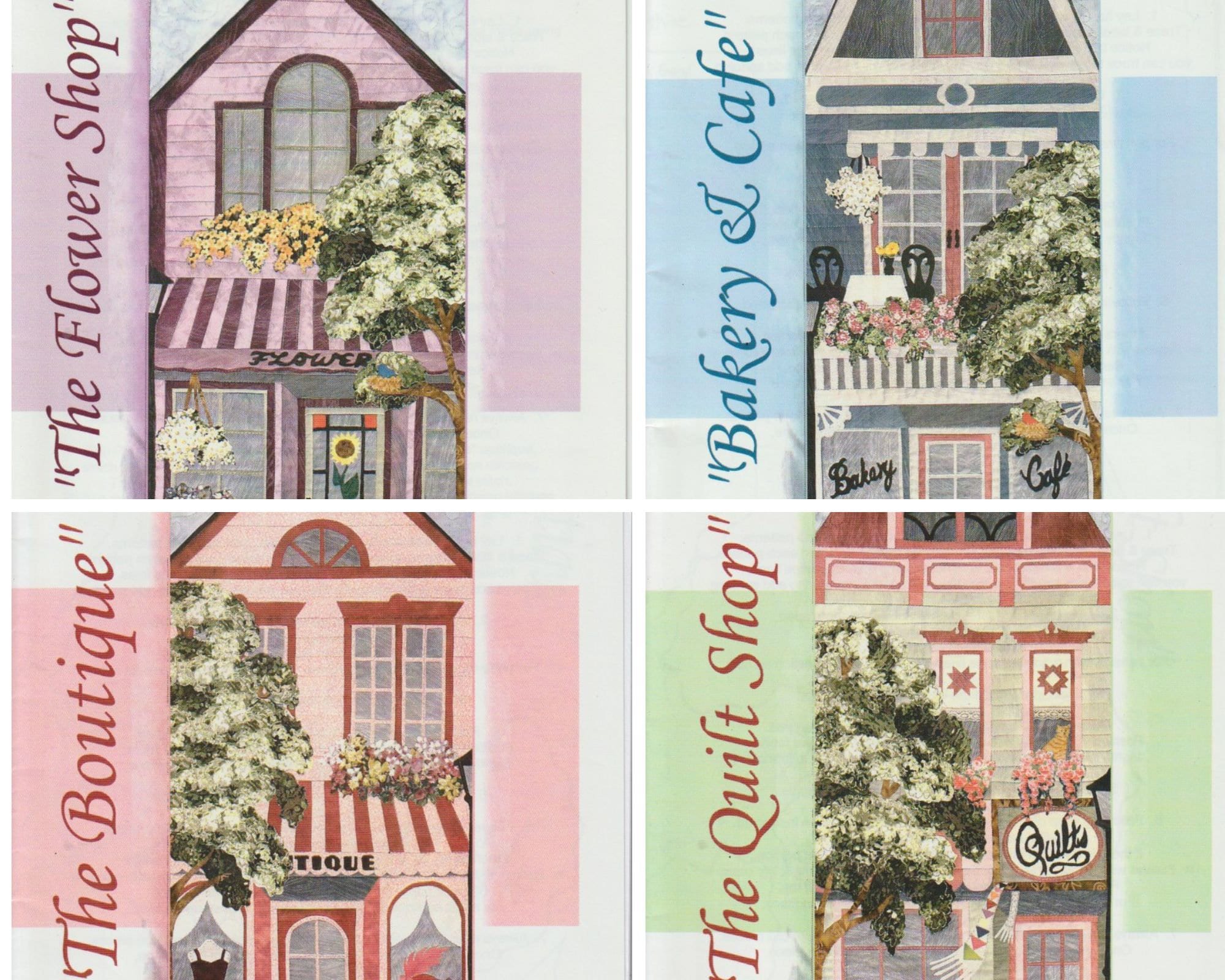 The Painted Ladies Series Quilt Patterns the Flower Shop - Etsy