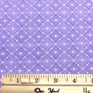 Xanadu Collection Purple Diamond Circles Cotton Fabric 16158B-65 ...