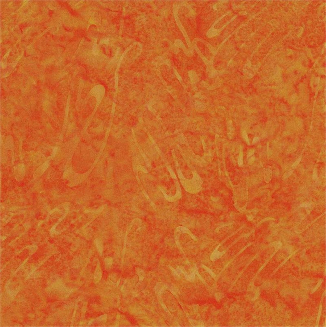 Dragonfly Spell Batik Orange Blender Cotton Fabric Batik Textiles 5557 ...