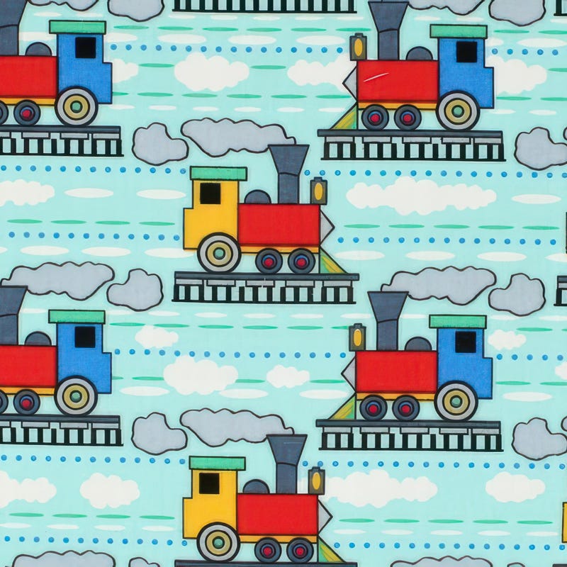 Train Fabric - Etsy