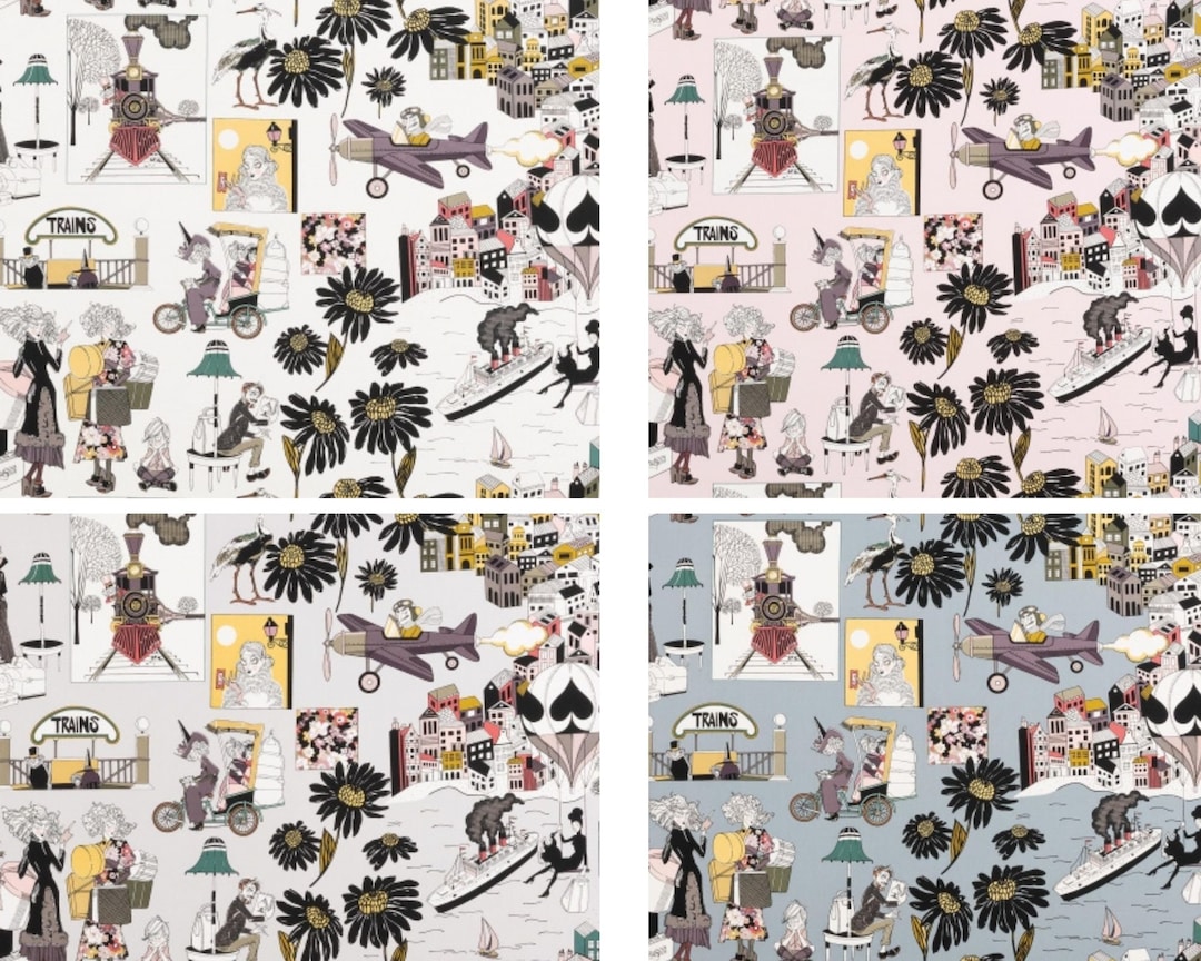 A Ghastlie Haunted House Getaway Cotton Fabric by Alexander Henry ...