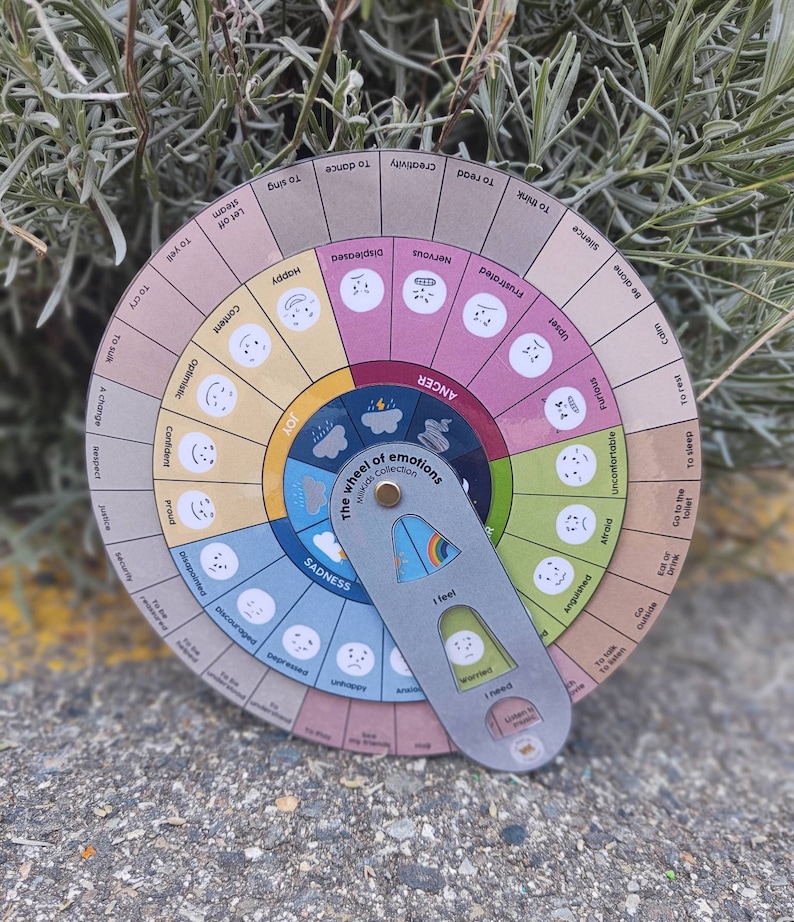 The Wheel of Emotions for Download, in French - Etsy