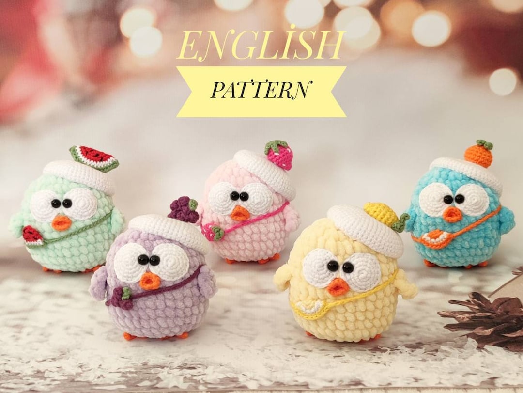 Fruit Chick Bundle PDF, Crochet Pattern Bundle of All Five Fruit Chicks ...