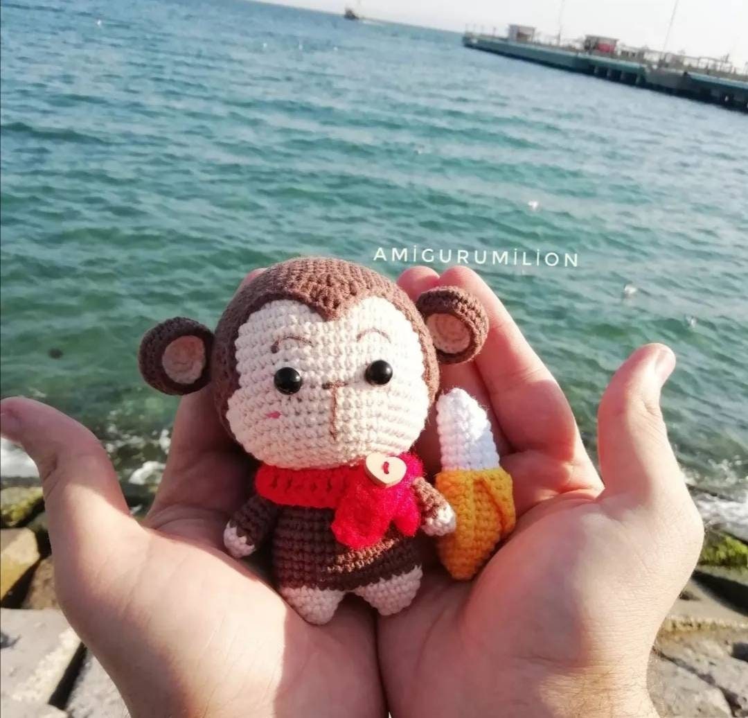 Crochet Monkey, Amigurumi Monkey for Sale,small Monkey Toy - Etsy