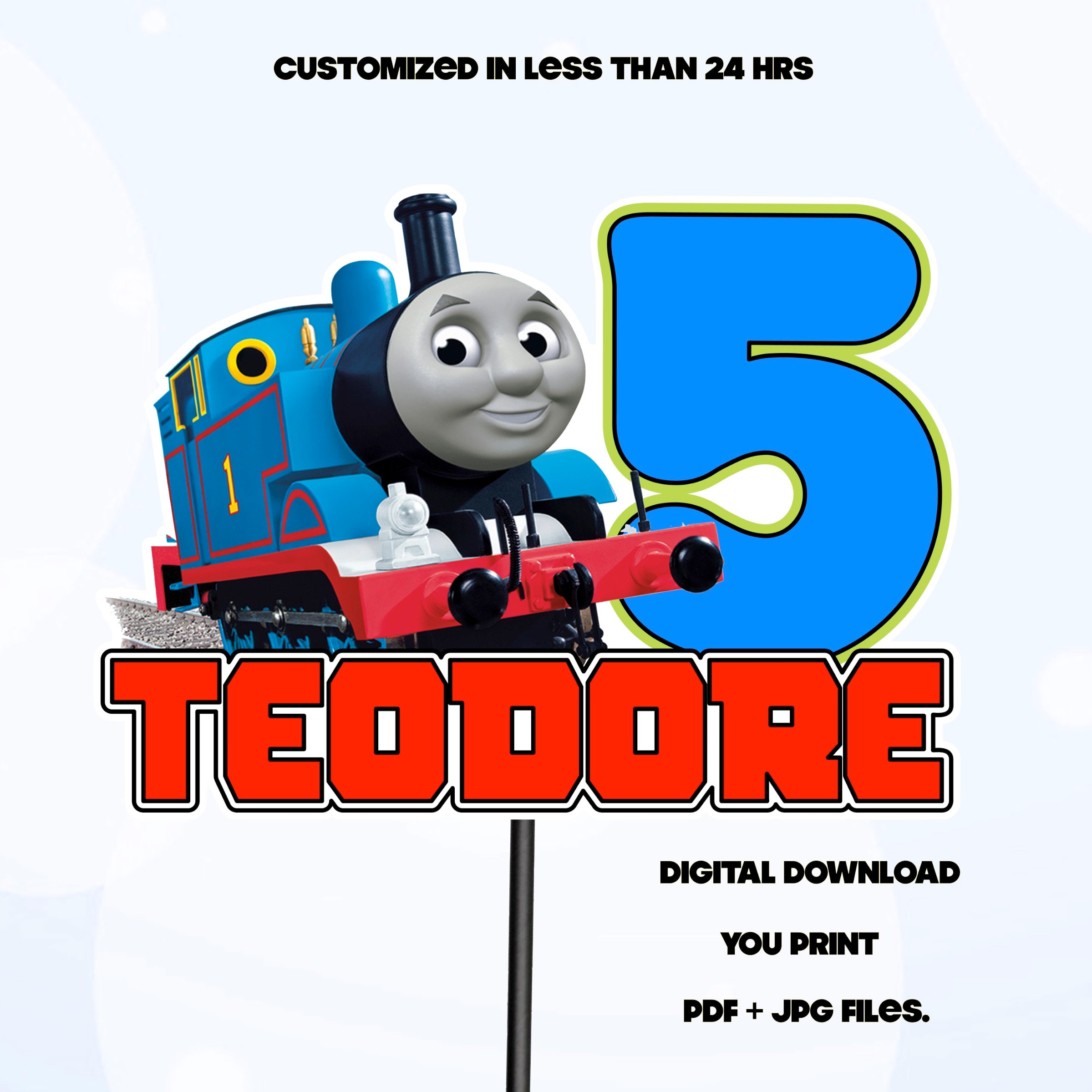 Thomas The Train Cake Template