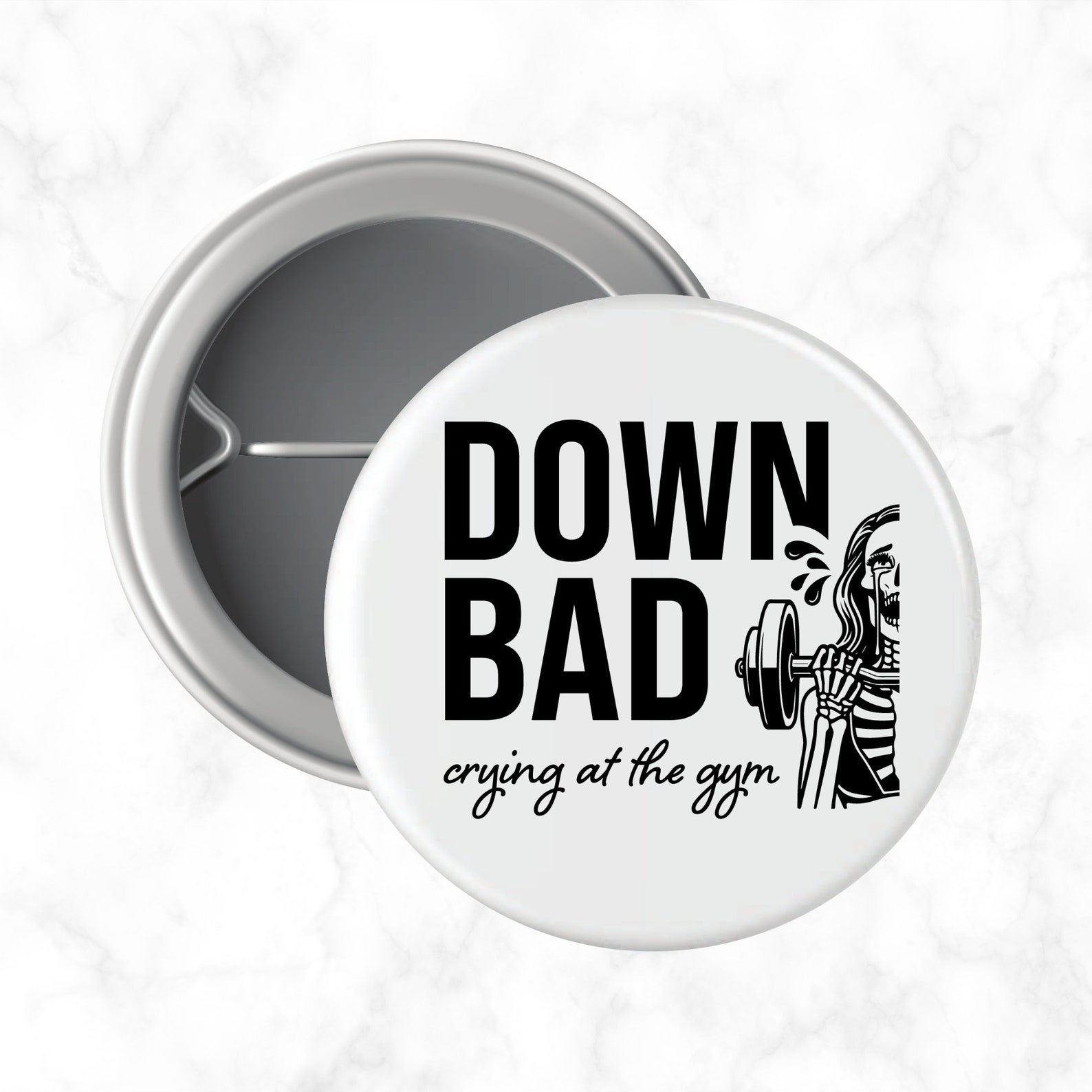 Down Bad, Crying at the Gym - Clipart SVG PNG - Etsy