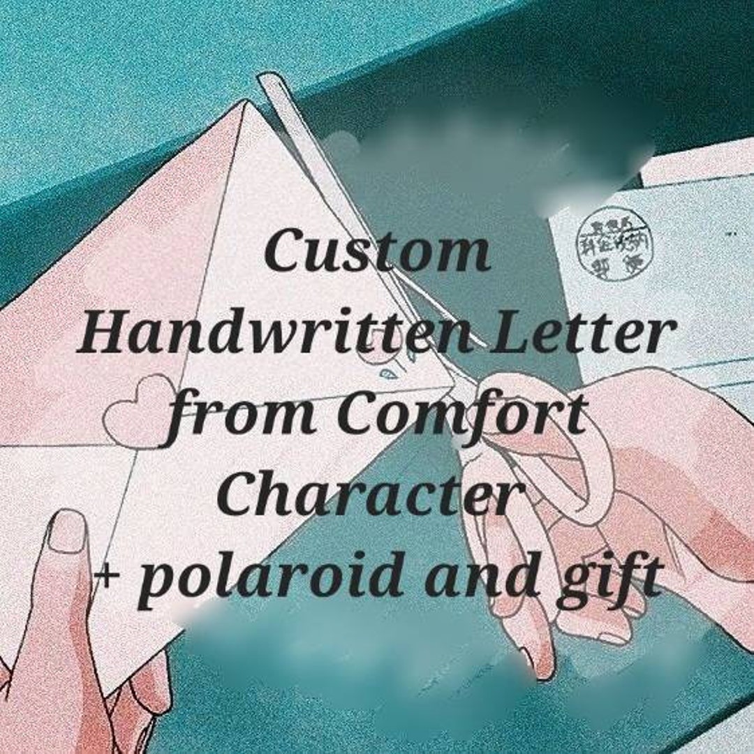 Custom Letter From Comfort Character/person! + Polaroid and Gift - Etsy