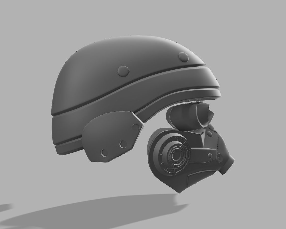 Killzone Helghast Soldier's Helmet 3mf 3D Model - Etsy