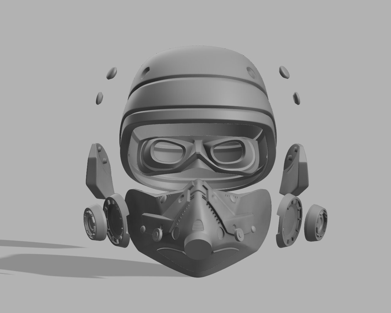 Killzone Helghast Soldier's Helmet 3mf 3D Model - Etsy