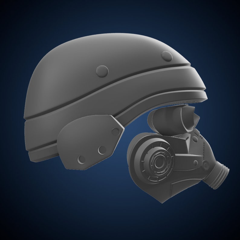 Killzone Helghast Soldier's Helmet 3mf 3D Model - Etsy