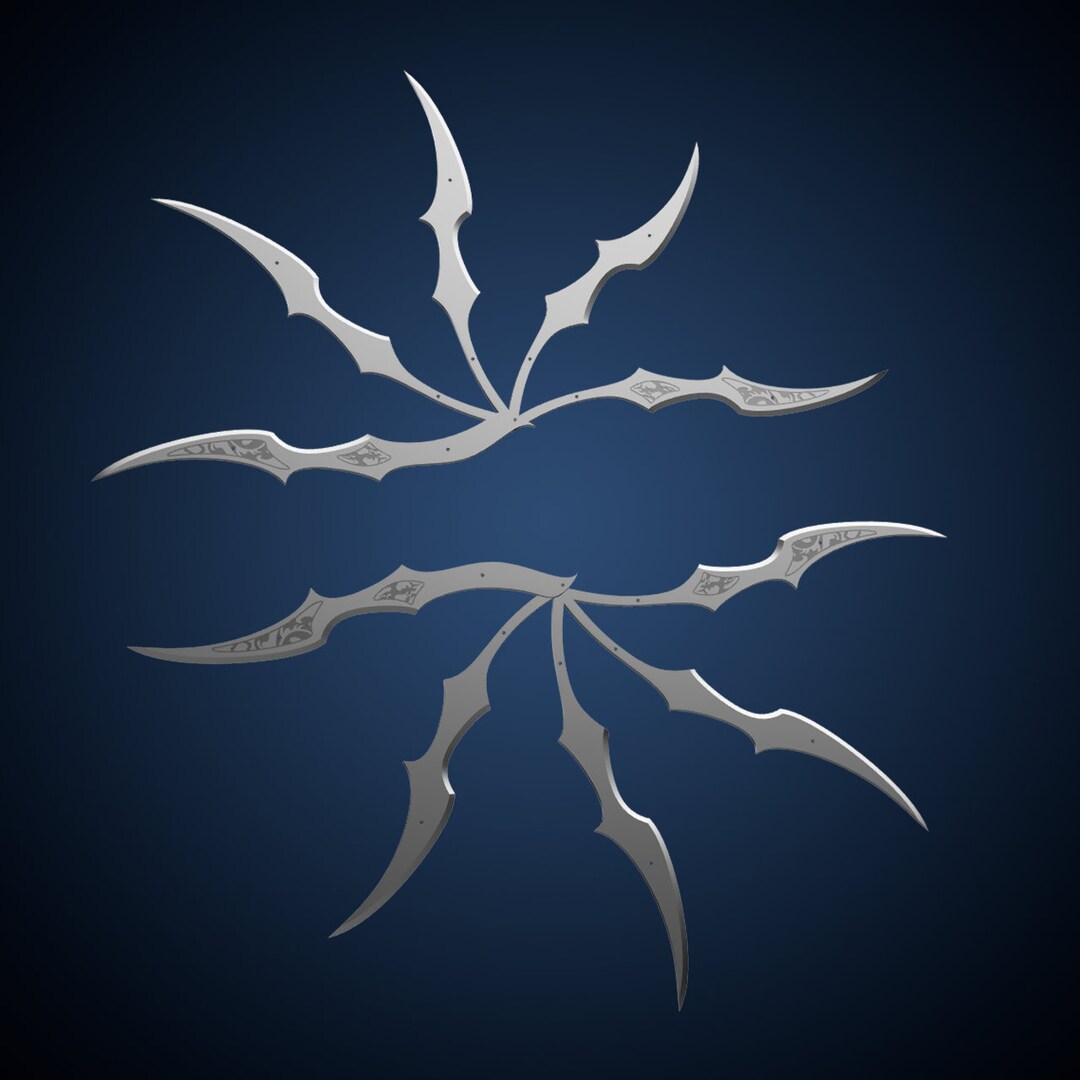 MK X Princess Kitana War Fans Stl 3D Model - Etsy