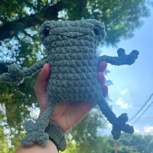 Fred the Frog - Crocheted Stuffed Plushie - Etsy