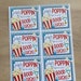 Popcorn Printable Swim Meet Favors - Good Luck - Etsy