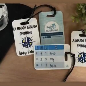 Reusable Swim Meet Heat Tags- Don’t Fear the Competition. Make the ...