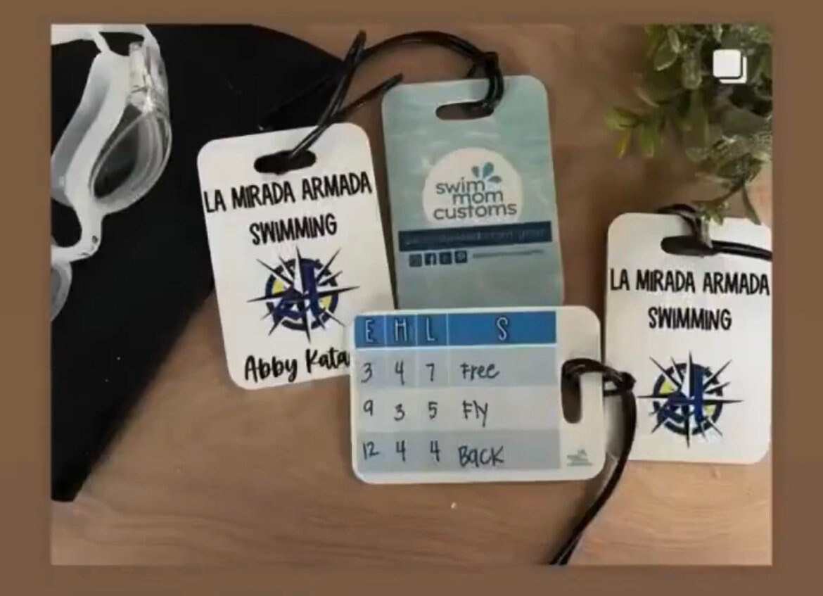 Reusable Swim Meet Heat Tags- Don’t Fear the Competition. Make the ...