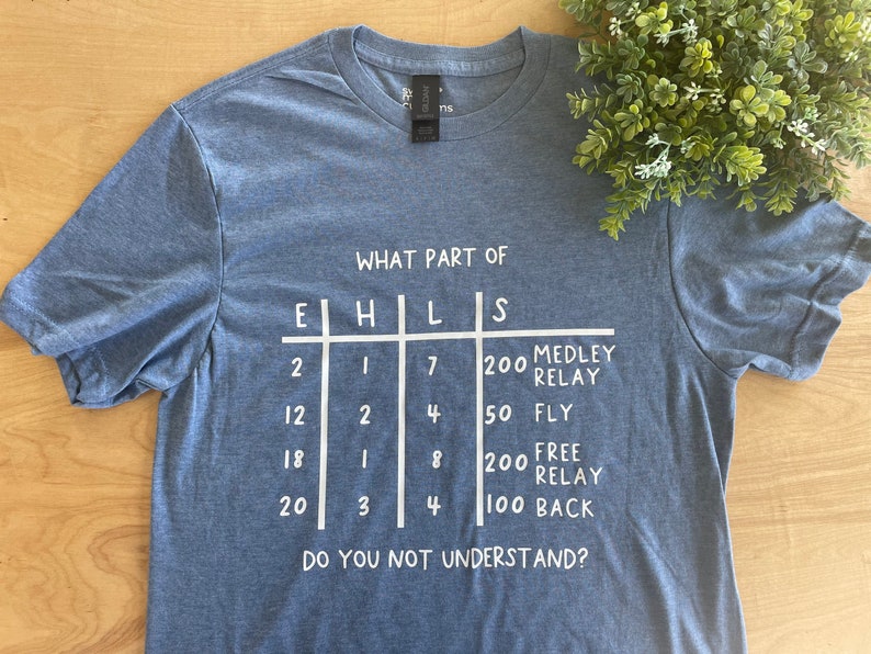 Personalized Swimmer Event Tee What Don't You - Etsy