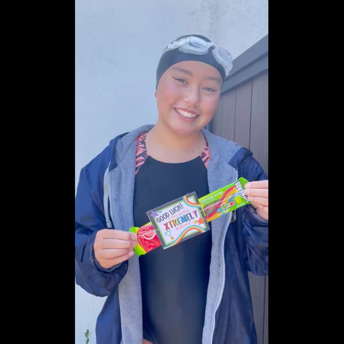 Xtreme Candy Printable Swim Meet Favors Good Luck - Etsy