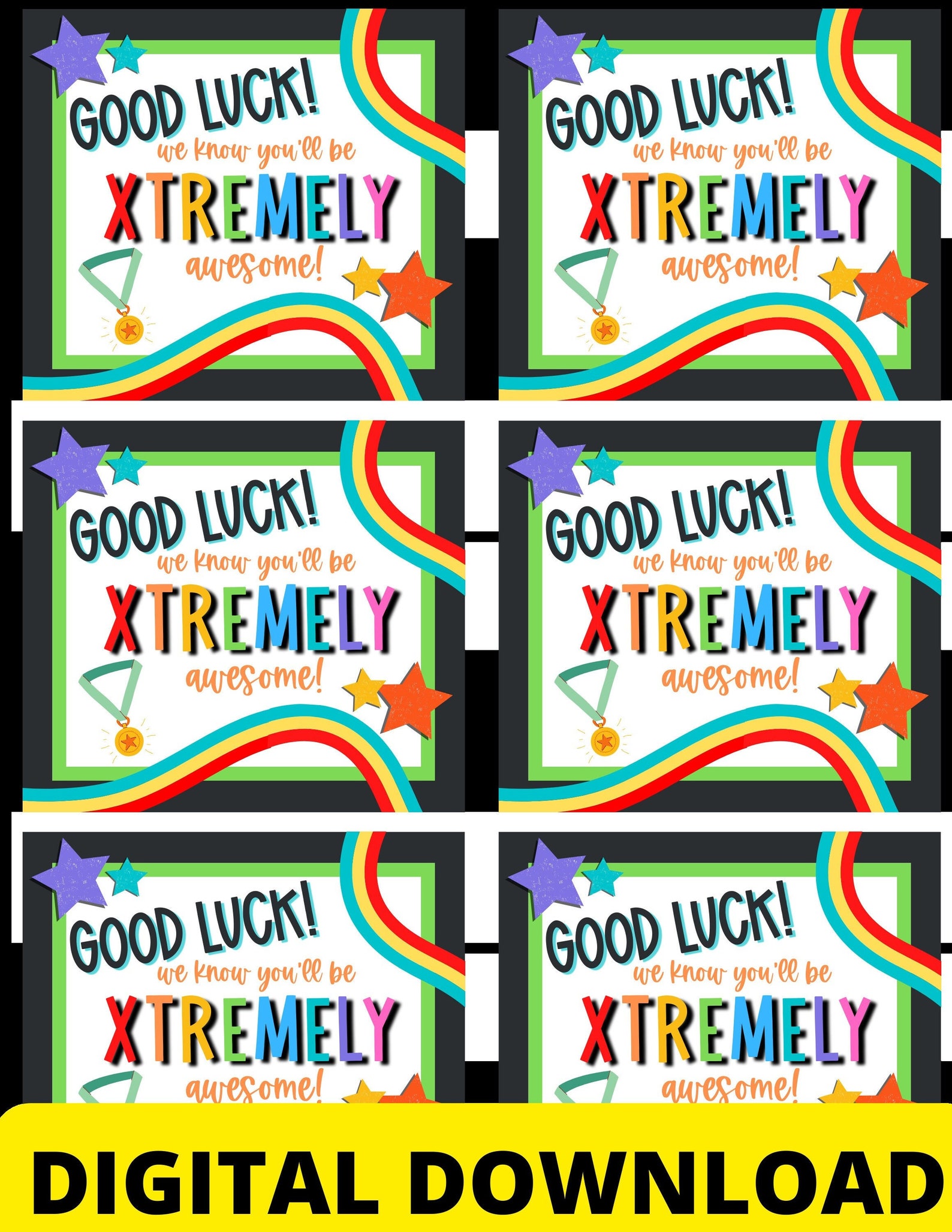 Xtreme Candy Printable Swim Meet Favors Good Luck Extremely Proud - Etsy