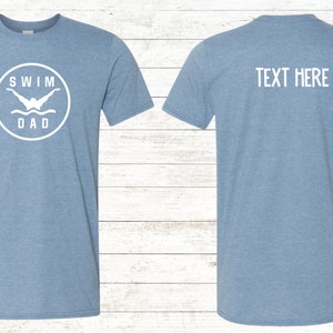 Swim Dad T-shirt – Butterfly Stroke Graphic Tee - Etsy