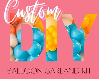 Garden Party DIY Balloon Garland Kit - Etsy