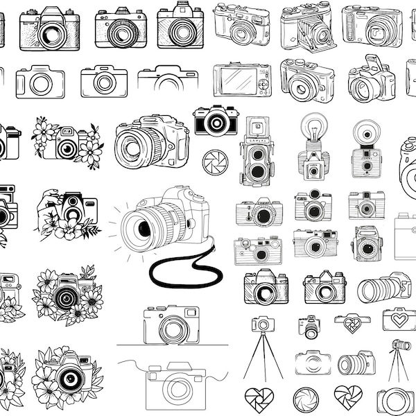 Camera Svg - Etsy