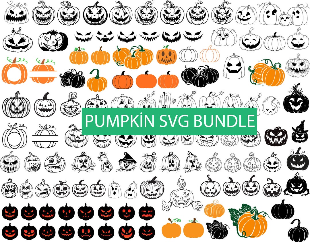 Pumpkin SVG Bundle, Pumpkin PNG Bundle, Pumpkin Clipart, Pumpkin SVG ...