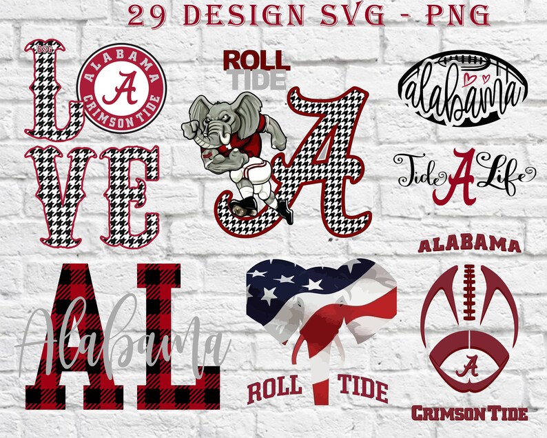Alabama SVG Bundle Football Svg Mega Bundle Designs - Etsy