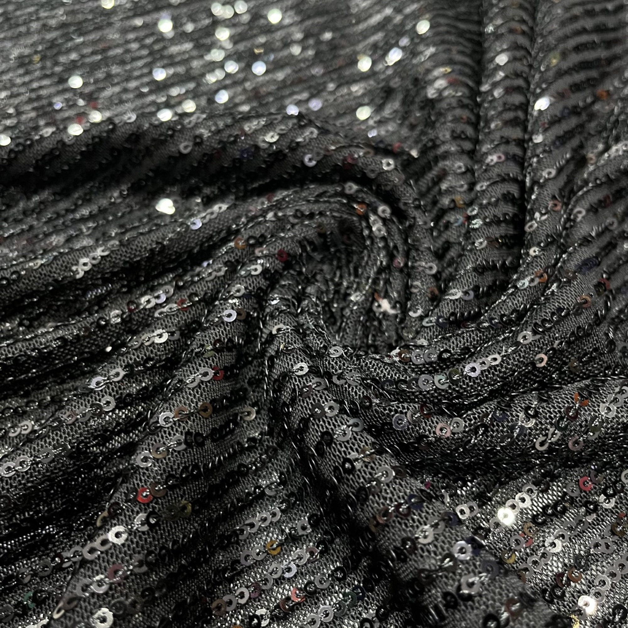 Black Sequin Fabric Black Full Sequin Fabric Fabric for - Etsy Australia