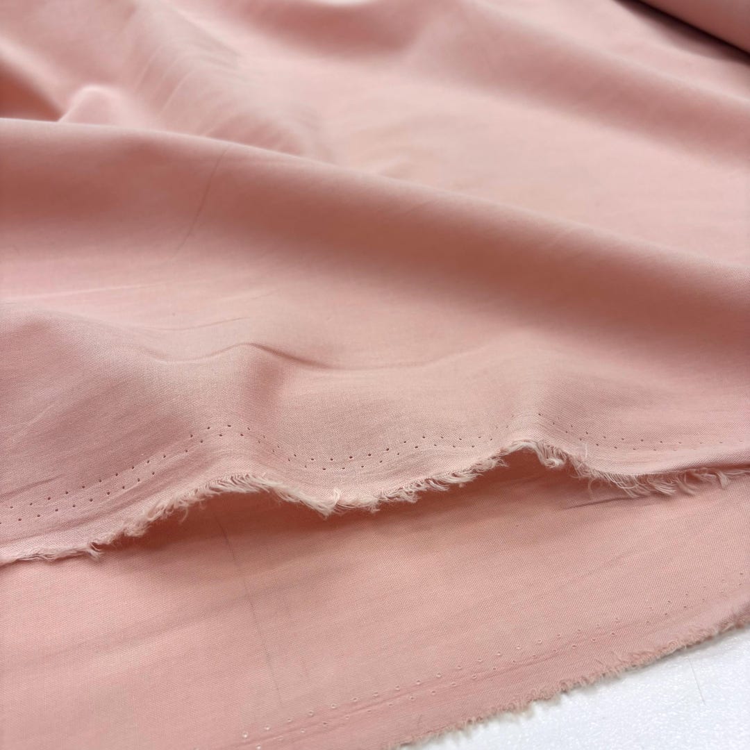 Powder Pink Cotton Voile Fabric: Lightweight Summer Dress Material - Etsy