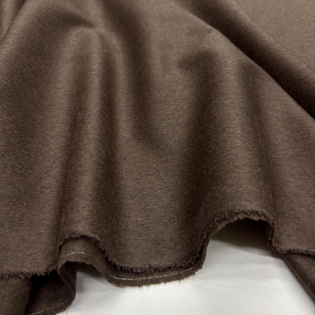 Brown Wool Cashmere Fabric – Luxurious Warm Material for Coat| 150 Cm ...