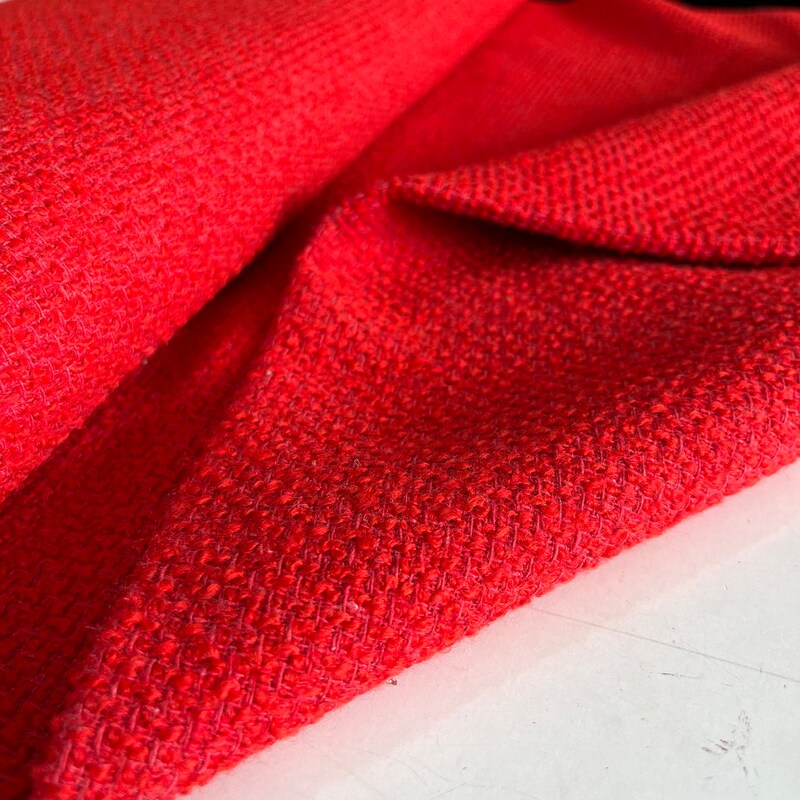 Modern Red Fabric - Etsy