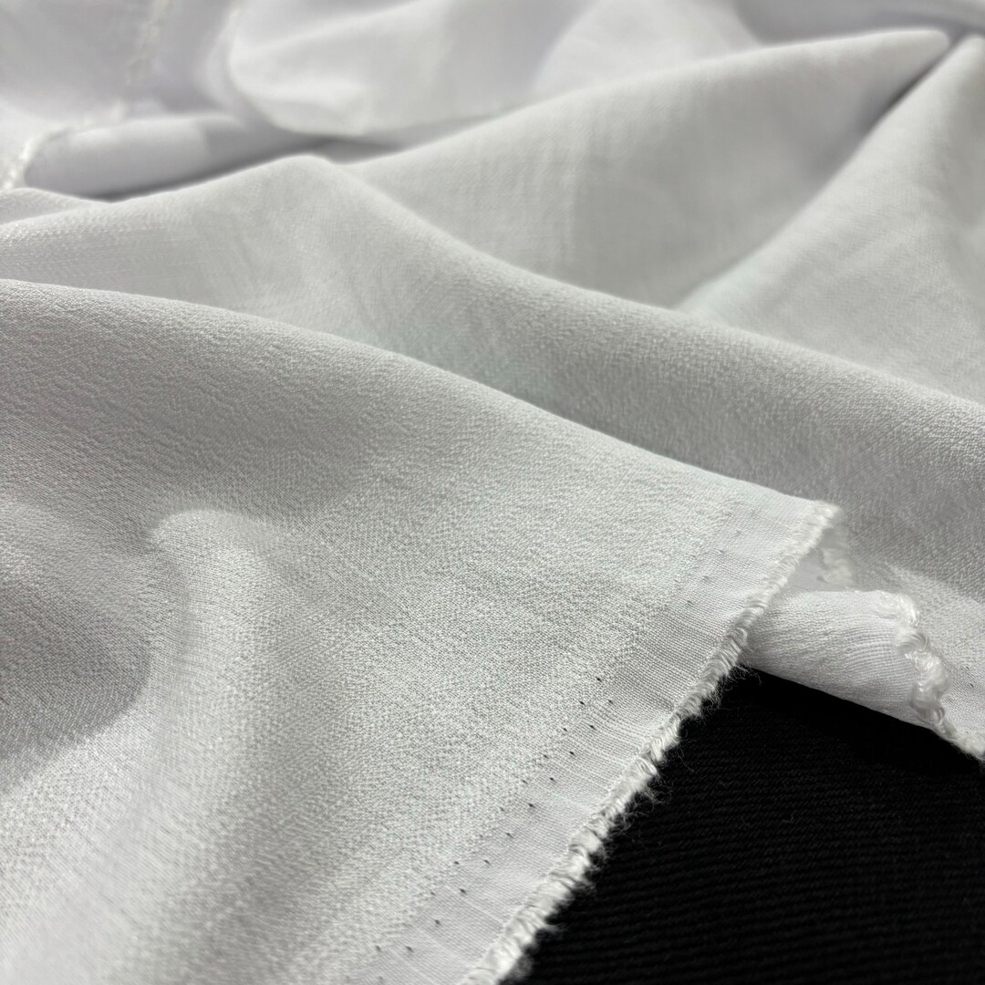 White Cotton Linen Fabric: Wrinkle-resistant Apparel & Home Textile (57 ...