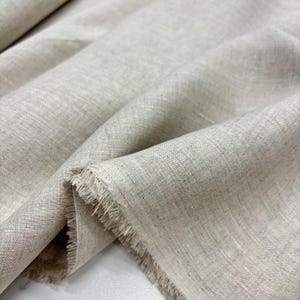 Stone Washed Linen Fabric by the Yard: Lightweight Soft Linen for ...
