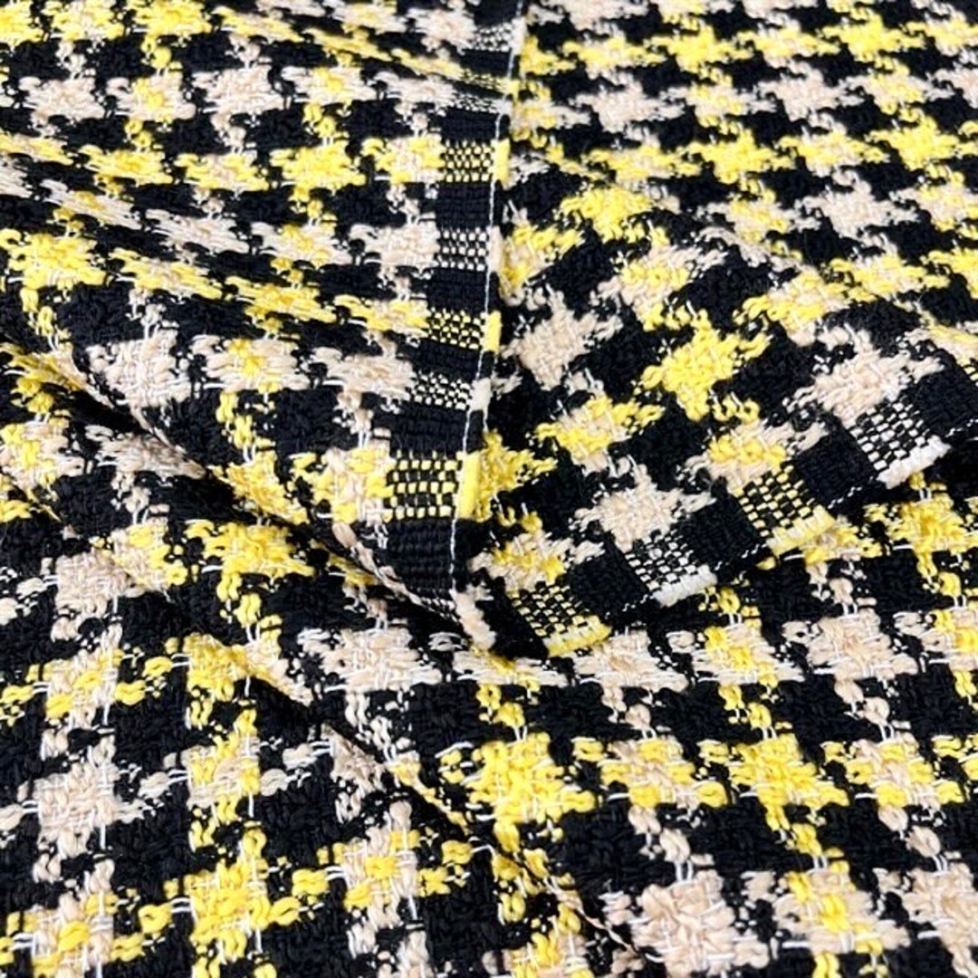 Yellow Ecru Italian Bouclé Tweed Fabric for All Jackets and Dresses, 150cm/59in Wide - Etsy