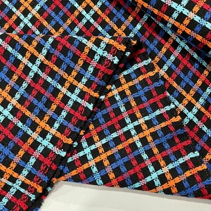 Colorful Double-sided Knit Pattern Tweed Fabric, Home Textiles, Home ...