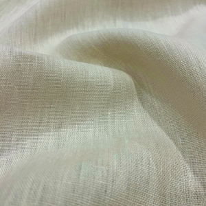 100% Linen Luxury European Linen Cream, Linen Dress-clothing Fabric ...